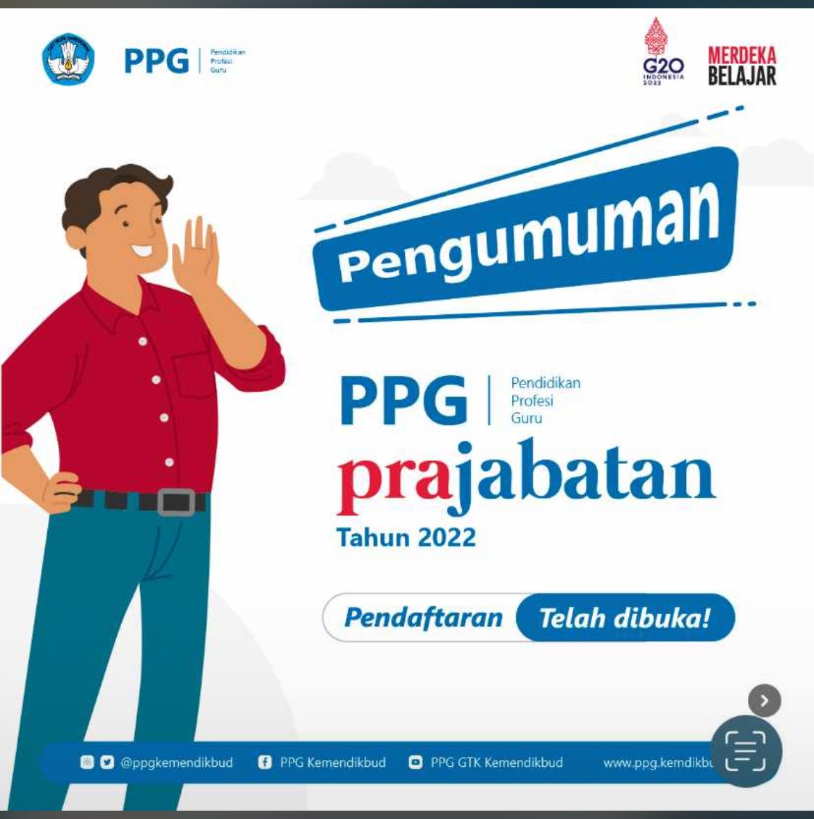 Seleksi Calon Mahasiswa PPG Prajabatan Tahun 2022 - FKIP UNTAN Seleksi Calon Mahasiswa PPG Prajabatan Tahun 2022 - FKIP UNTAN